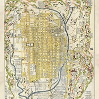 Map of Cairo, Egypt 1920 Old Cairo Map in High Resolution Prints up to ...