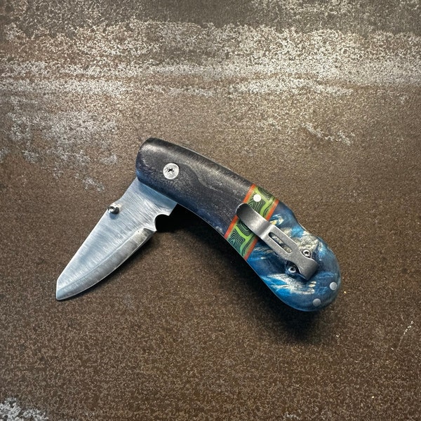 Stabilized Wood Cholla Knife Scales Blank Handle Cactus Block Burl ...