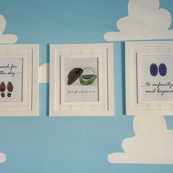 Toy Story Wall Art, Minimal Nursery Decor, Movie Quote Print, Printable ...