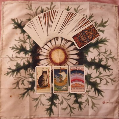 Tarot Cloth Medieval Alchemy - Etsy