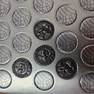 Renaissance Themed Gaming Coins Small 20mm 15-pack - Etsy