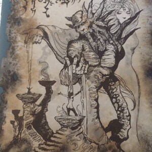 Cthulhu NECROMANCER Necronomicon Scrolls Occult Zombie Horror - Etsy
