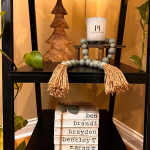 Personalized Custom Book Decor, Personalized Family Books, Personalized ...