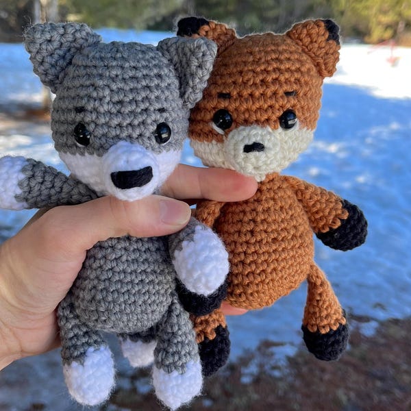 Forest Animals Crochet Pattern: Amigurumi Bundle 5-in-1 (PDF in ENG) - Etsy