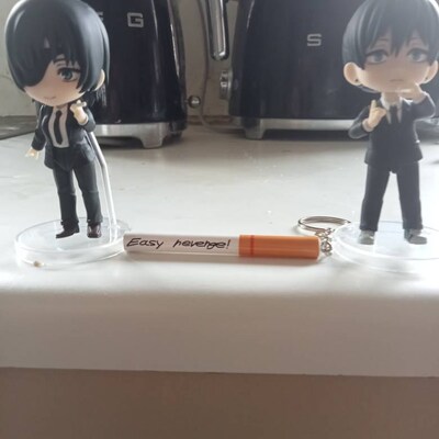 Fanmade Chain Saw Anime Manga Inspired easy Revenge Cigarette Keychain ...