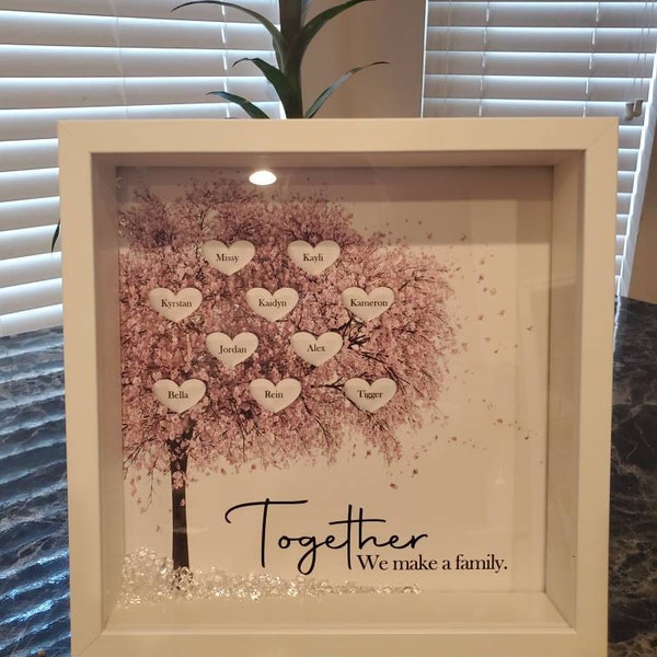 Personalised Family Tree, Together We Make a Family Gift, Mothers Day ...