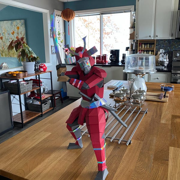 Papercraft Ship, PDF Svg Dxf Template for Paper Boat, Papercraft Boat ...