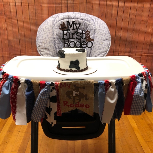 Cowboy Boys Birthday This is My First 1st Rodeo Horse Western Birthday ...