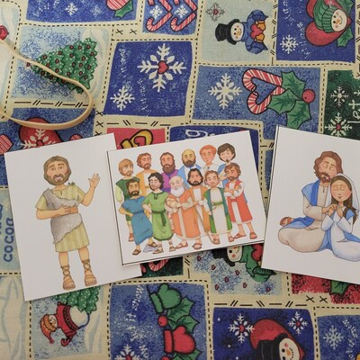 Jesus and the Ten Lepers, Clip Art and Coloring Pages - Etsy