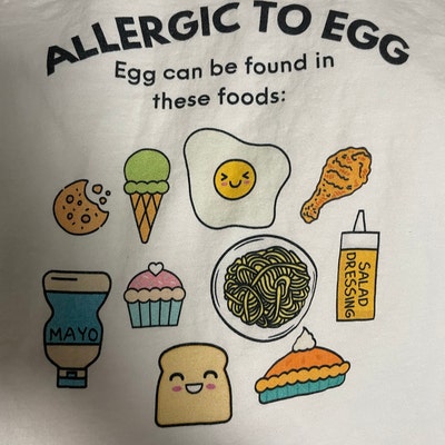 CUSTOM Kids Food Allergy Shirt, Food Allergy Kids Graphic Tee Nut ...