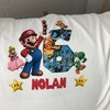 Super Mario Birthday Shirt for Boys , Super Mario Custom Shirt, Super ...