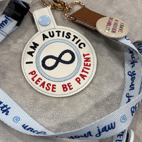 Autism Awareness, Autism Bag Tag, Autism Alert for Backpack, Autism Tag ...
