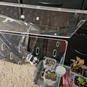 Milsbo Tall Side RISER Ikea Acrylic Shelves greenhouse - Etsy