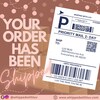 Fake Shipping Label Template | Editable Personalized Mail Label | Fake ...