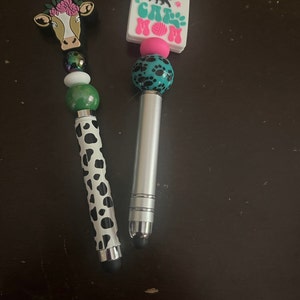 Axolotl // Beaded Ink Pen // Many Options // Pen Gift Set // Key Chain ...