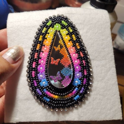 Beading Supplies Beading Pattern Native Beading Cabs for - Etsy
