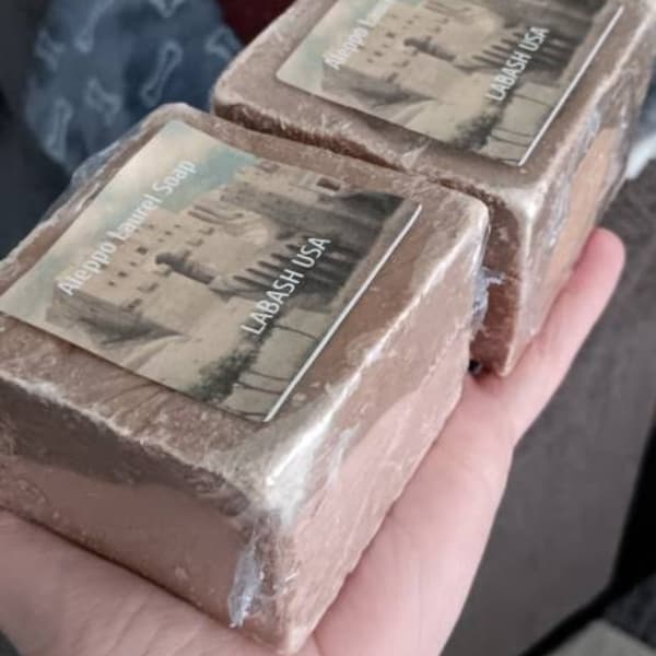 Handmade Aleppo Laurel Soap: Organic Olive Oil Soap for Sensitive Skin ...