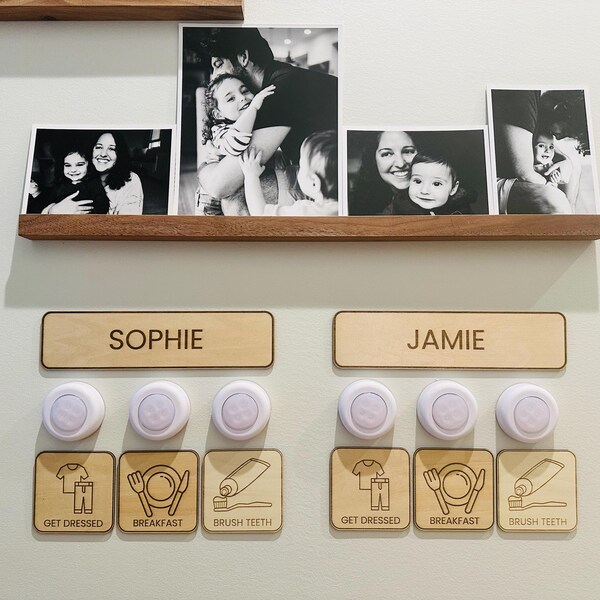 Kids Routine Cards for Wall - Etsy