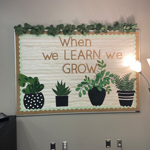 Plant Theme, Coffee Shop, Botanical Board, Pre-made, Succulent Board ...