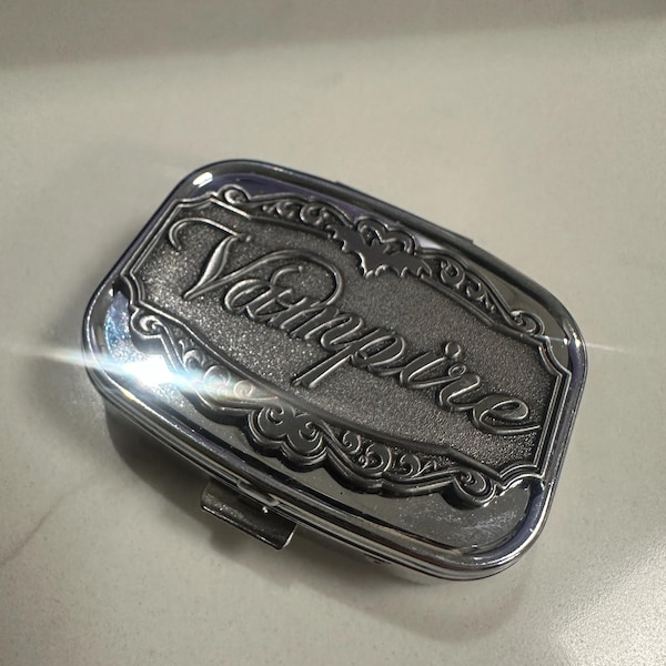 Handmade Vampire Pill Box Goth - Etsy