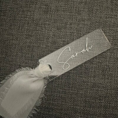Custom Acrylic Place Card Custom Place Card Acrylic Name Tag Wedding ...