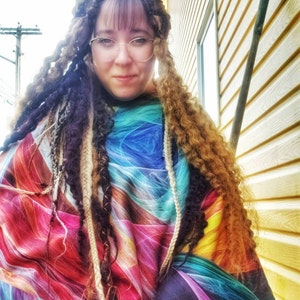 Cyberlox Dread Goth Purple Black Yellow Purpleweb With Neon - Etsy
