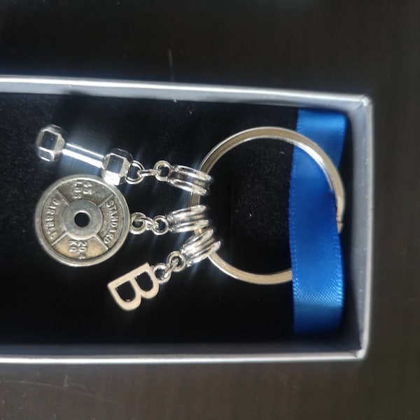 Gym Gift Weight Dumbbell Keyring Gym Keyring Body Builder Gym Gift ...