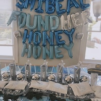 On Cloud Wine Balloon Banner Birthday Party for Her Balloon Letters ...