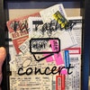 Concert ticket Memory Shadow Box - Etsy