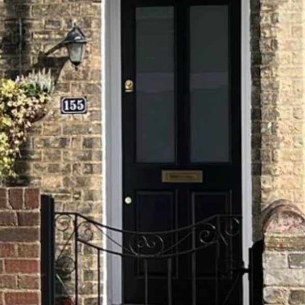 Personalised French Style Metal House Name And/or Number Plaque in ...