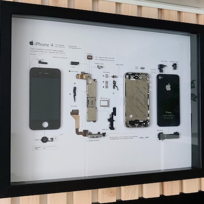 IPhone 6 Teardown Template, iPhone Teardown, Framed Iphone, iPhone ...