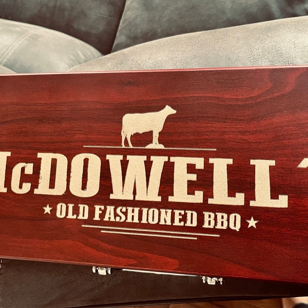 Engraved Grill Set, Custom Grill Tools,grilling Kit, Engraved BBQ Set ...