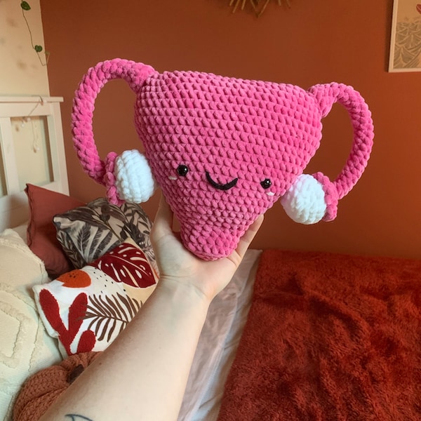 Anatomical Uterus Crochet Pattern PATTERN ONLY Instant DOWNLOAD ...