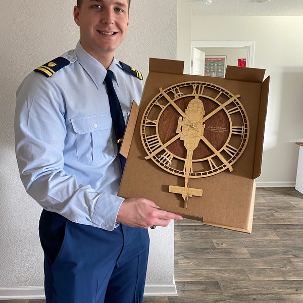 B-17 Flying Fortress Wall Clock WWII US Army Air Corps, 8th Air Force ...