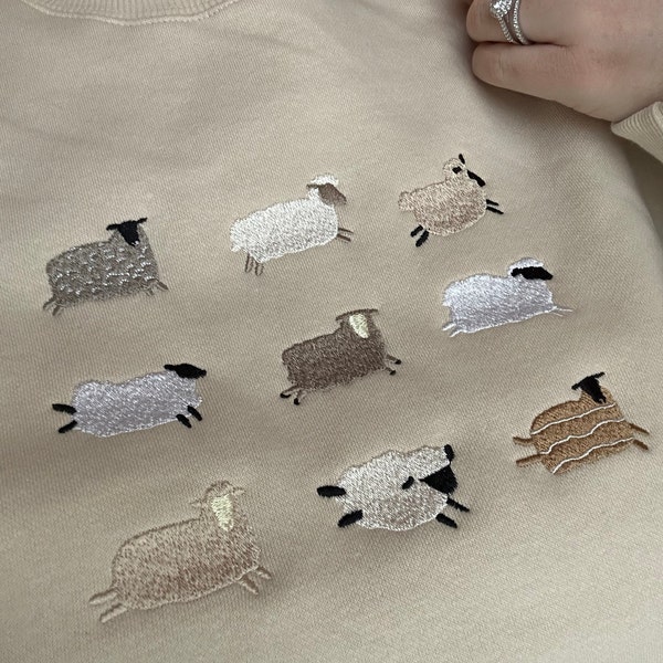 Lost Sheep Embroidered Sweatshirt | Matthew 18:12 Bible Verse Christian ...