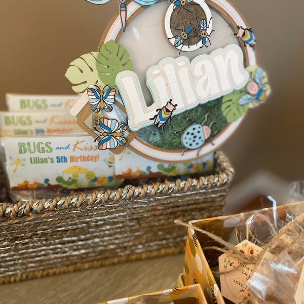 Bug Cake Topper/insect Cake Topper/creepy Crawler Cake Topper - Etsy