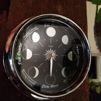 Tabic Solid Brass Barometer With Built in Hygrometer and Thermometer ...