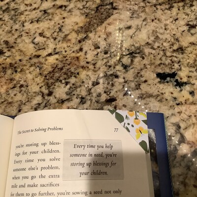 Bulk Bookmarks Waterproof Laminated Bookmarks Double-sided Bookmarks ...