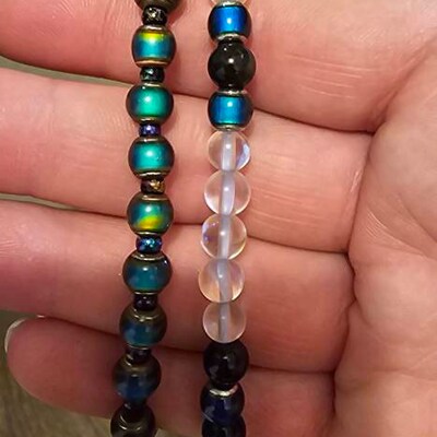 6mm Round Mood Beads Lots of 5, 10, 20, 50 or 100 Spacer or Focal Bead ...