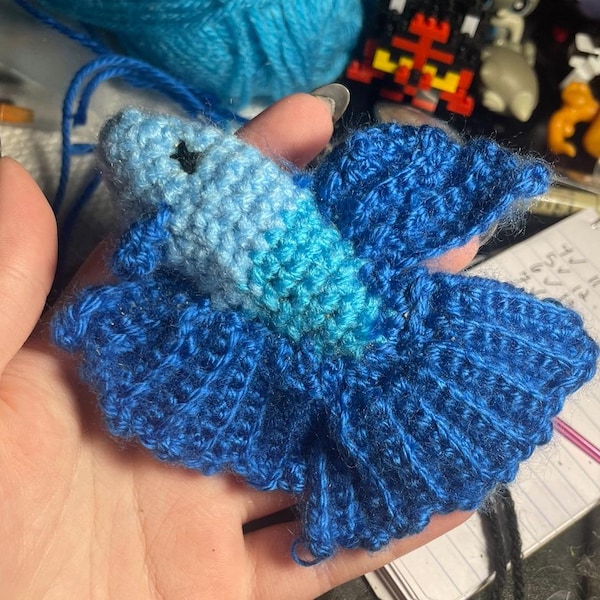 Beautiful Beta Fish Crochet Pattern - Etsy