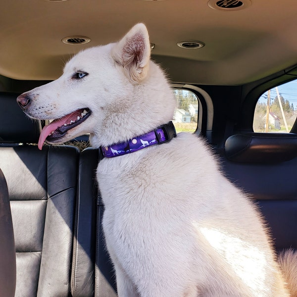 Wolves Dog Collar,yellowstone/tetons/nature/wildlife Collar,polyester ...