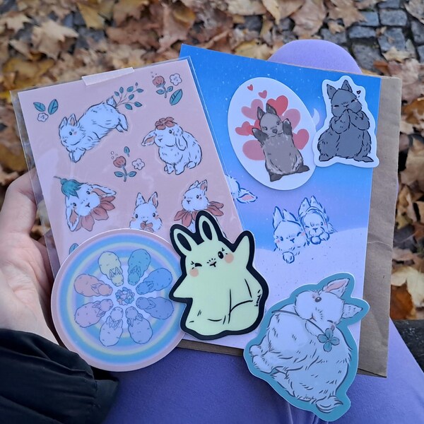 Two Moon Buns Vinyl Sticker 1.97x 3 - Etsy