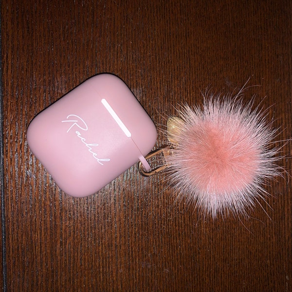 Custom Airpods Pro 3 Case Cute With Pom Pom Keychain,silicone AirPod ...
