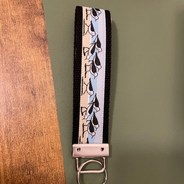 Van Gogh Starry Night Key Fob Wristlet Keychain Keyring - Etsy