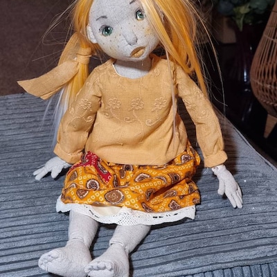 PDF Doll Sewing Pattern / Rag Doll Ugly Dolls / Vintage Style /instant ...