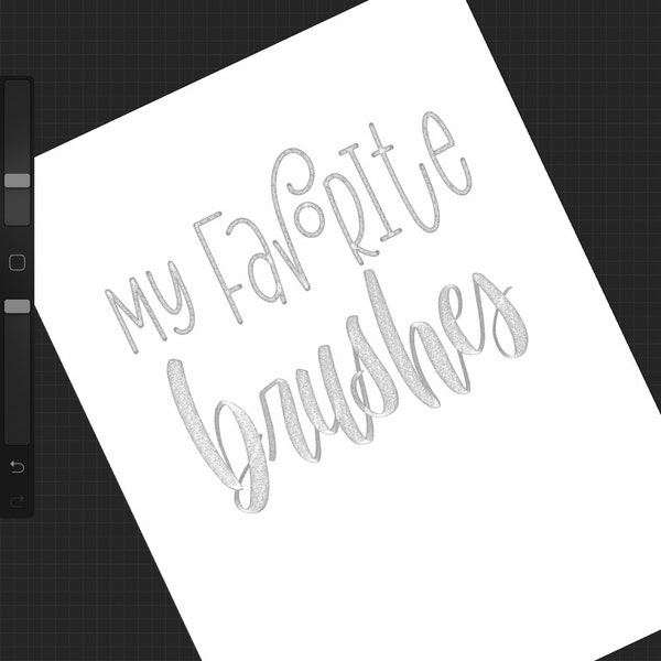 IPad Lettering Collection - Procreate Brush - BBL Metallic Lettering ...