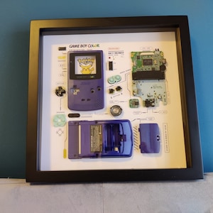 Framed Nintendo Game Boy Pocket Disassembled Game Console Wall - Etsy