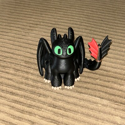 Toothless, Angel, How to Train Your Dragon, Figurine, Dragon - Etsy