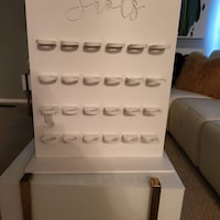 Shot Wall Shot Stand Shots Wall Various Size Options. White - Etsy Canada