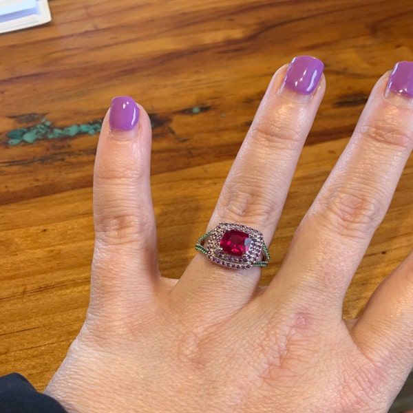 Little Mermaid Inspired Engagement Promise Ring Wedding Costume Cosplay ...